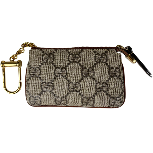 Gucci | Bags | Gucci Gg Pattern Coin Case Coin Purse Key Chain Gg ...